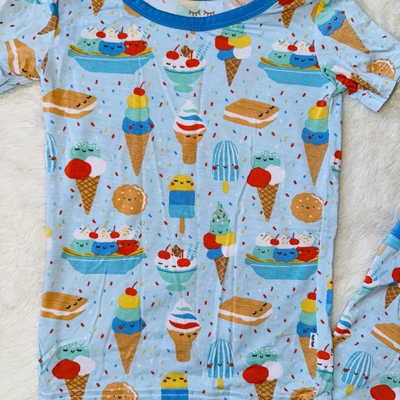 Little Sleepies | Pajamas | Ls Blueberry Ice Cream Set | Poshmark